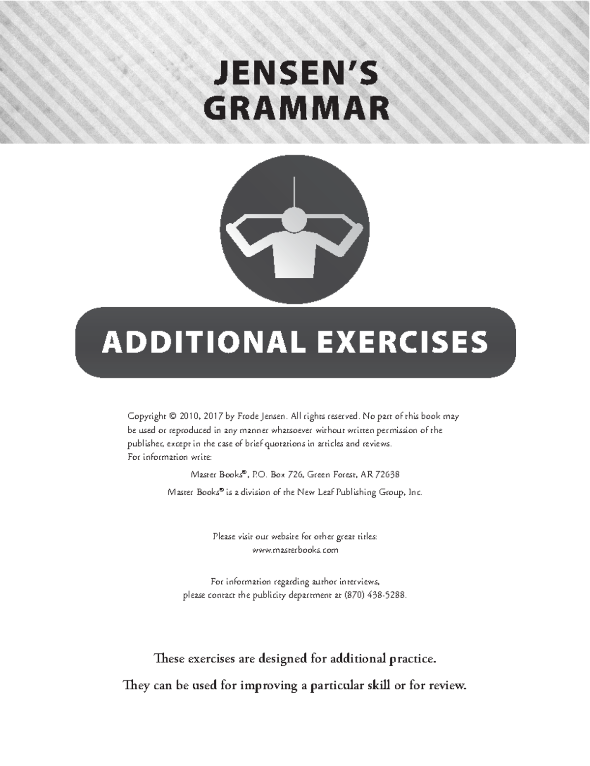 Resources - Jensens Grammar (Additional Exercises) - JENSEN’S GRAMMAR ADDITIONAL EXERCISES These ...