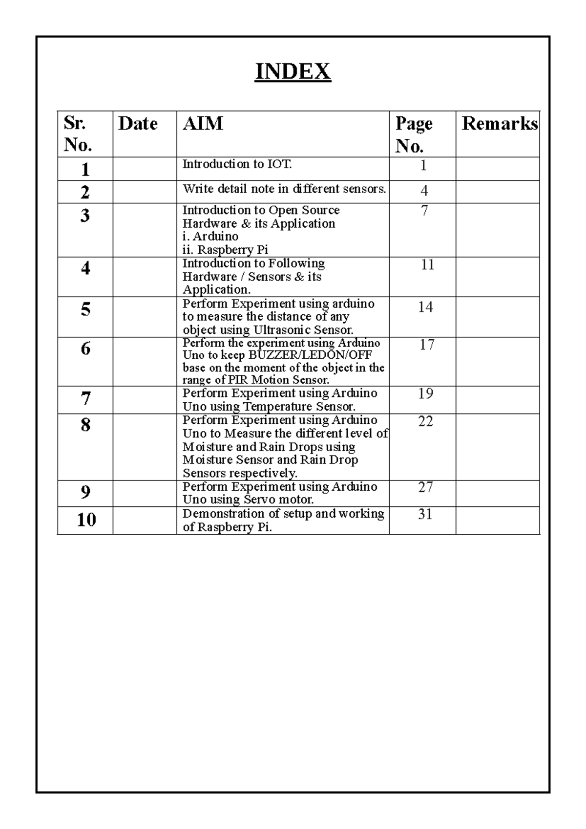 IOT - This is the lab manual for IOT and it's application under GTU ...