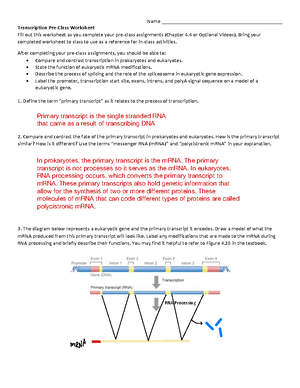 Week 2 - pre class worksheet - Name LS7B Week 2 Pre-Class Reading Guide ...