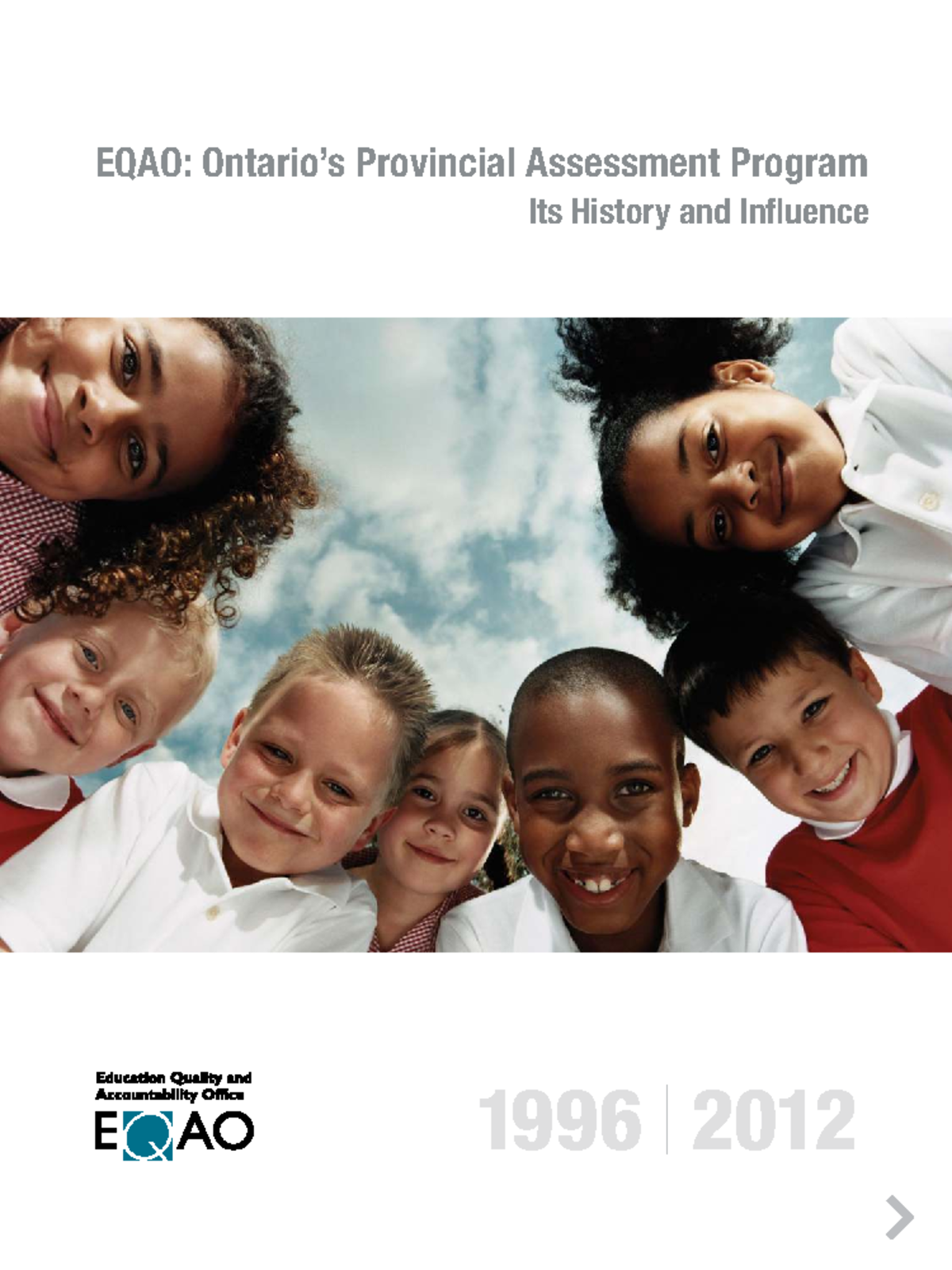 EQAO-history-influence - EQAO: Ontario’s Provincial Assessment Program ...