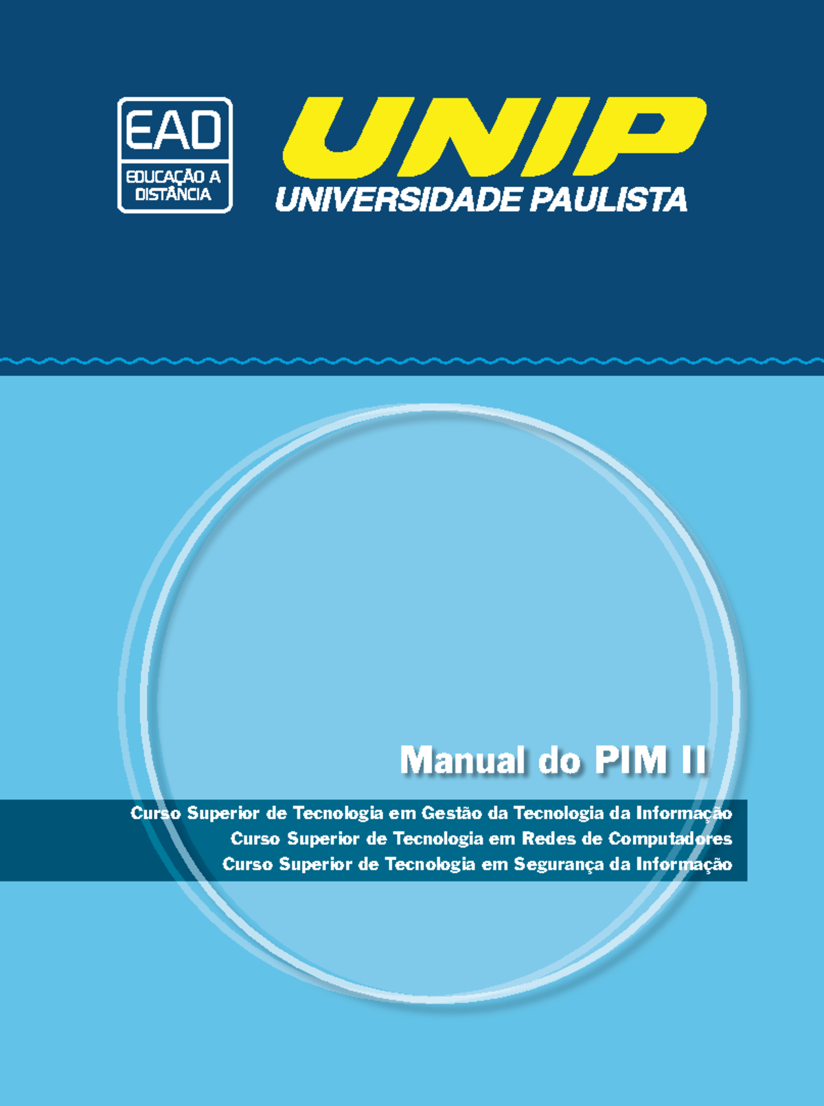 Manual do PIM II - O Projeto Integrado Multidisciplinar II – PIM II ...