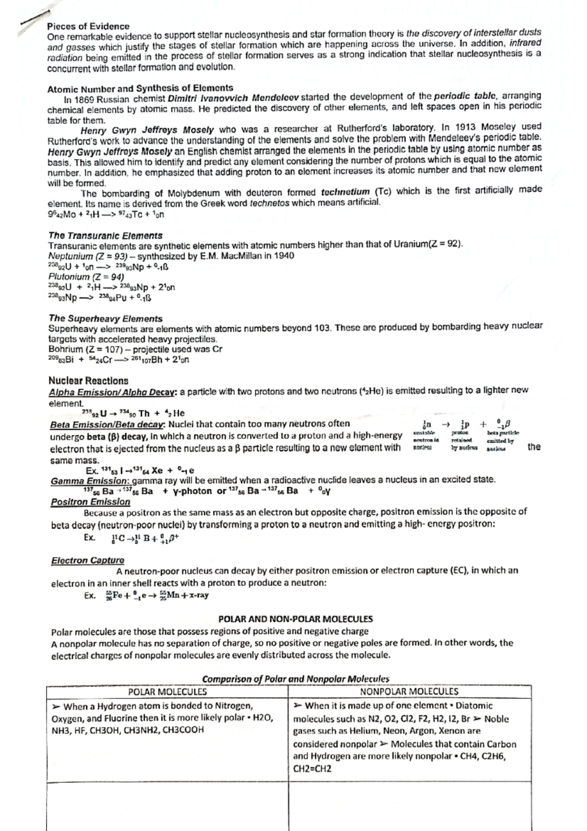 Physical Science - Reviewer - Corporate Law Psychology - Studocu