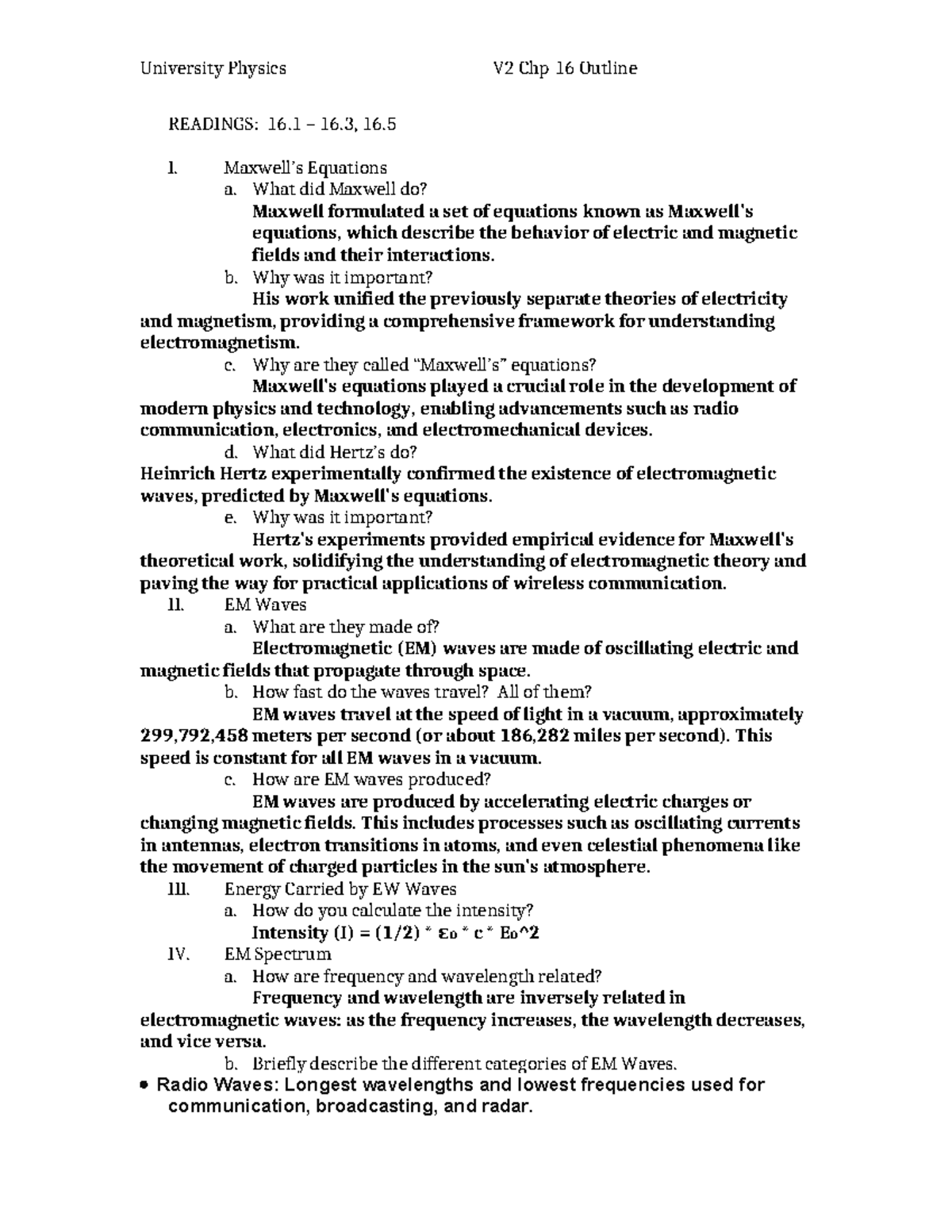 202 V2 Chp 16 Outline - egnengejngegneuge - University Physics V2 Chp ...