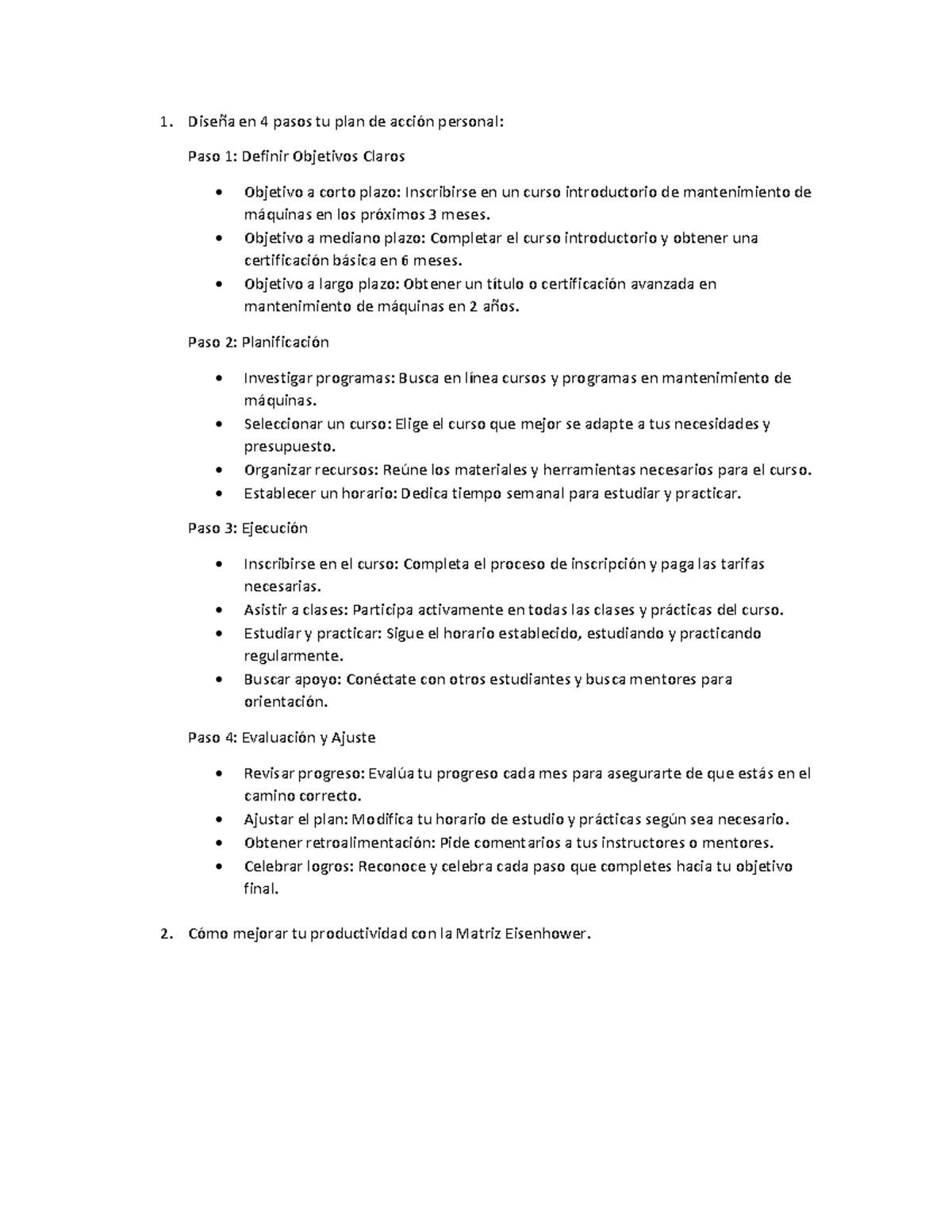 Eyner Cesar Gonzales Aldana - Diseña en 4 pasos tu plan de acción ...