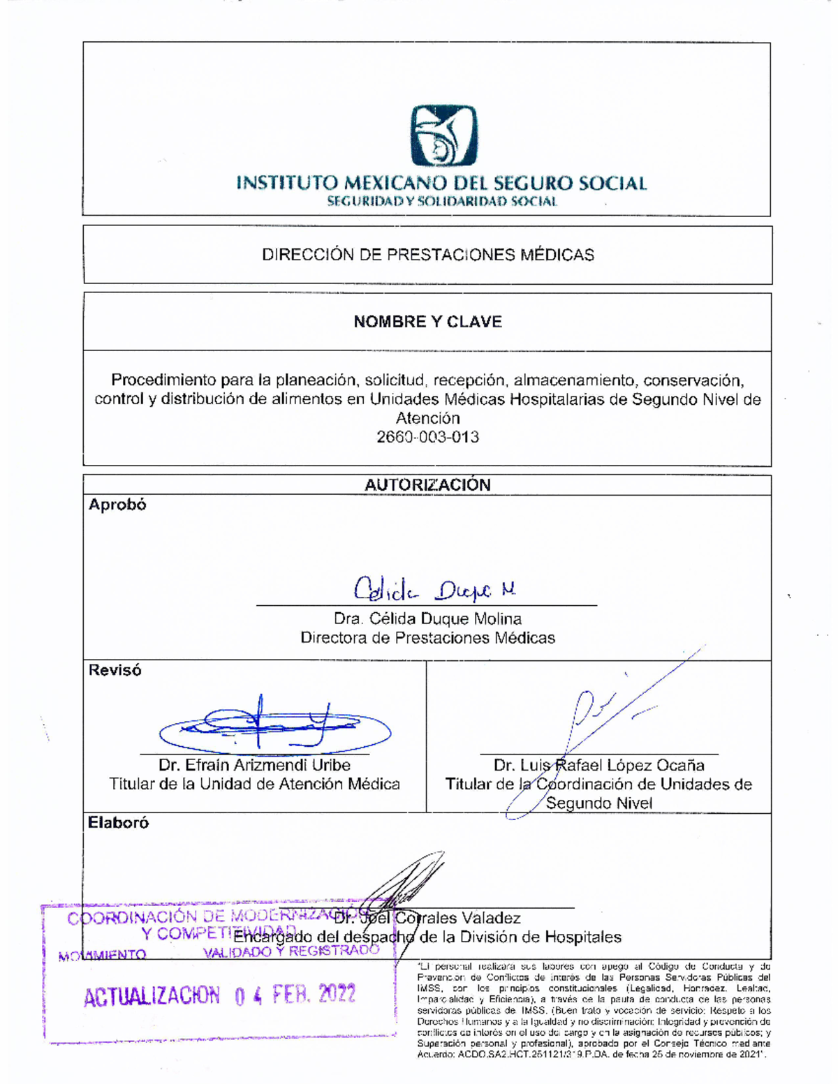 2660-003-0 1 3 - Manual de procedimientos - ÍNDICE Página 1 Base ...