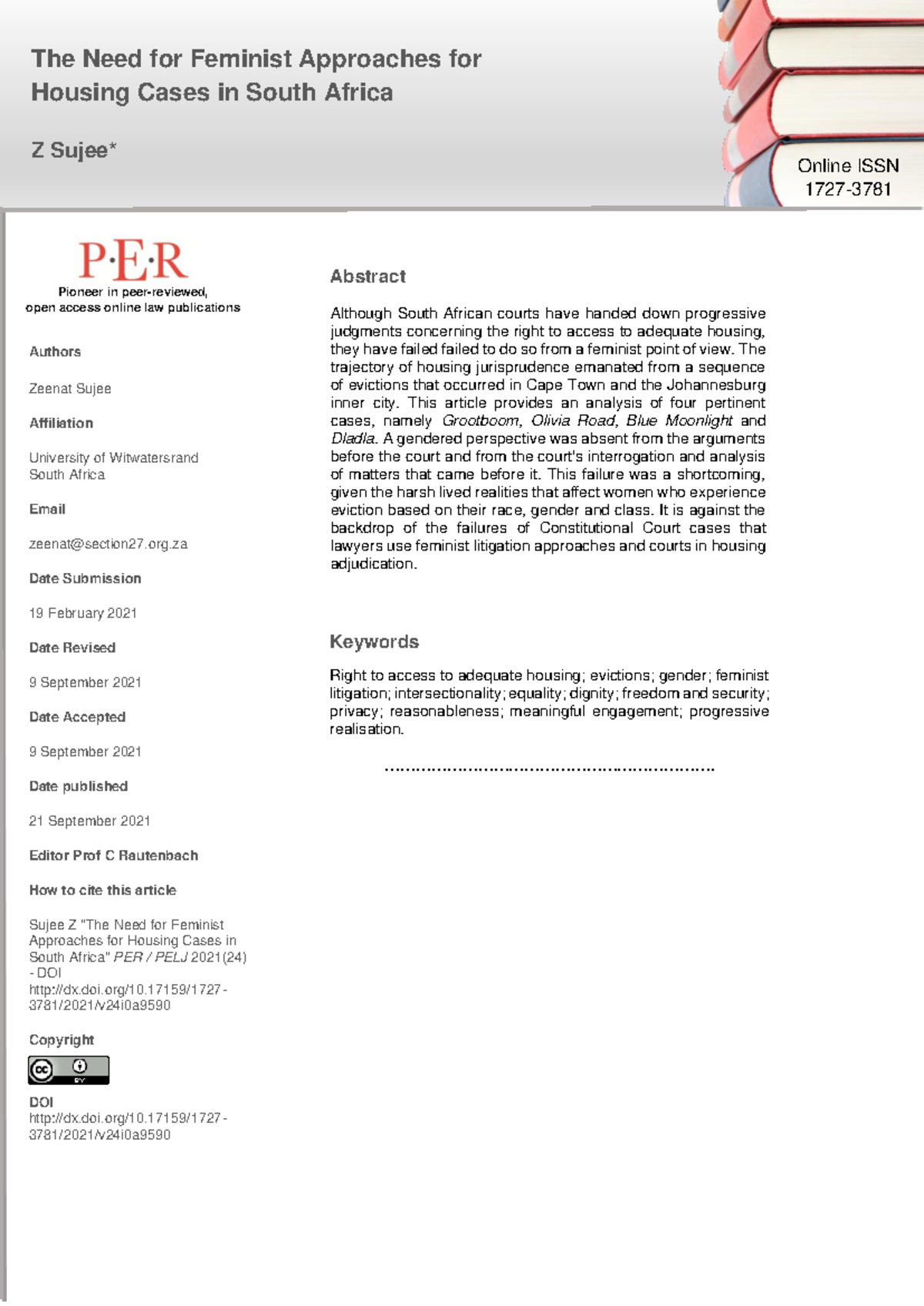 PER(2021)24-Sujee Z-9590 - Z SUJEE PER / PELJ 20 21 ( 24 ) 1 Abstract ...