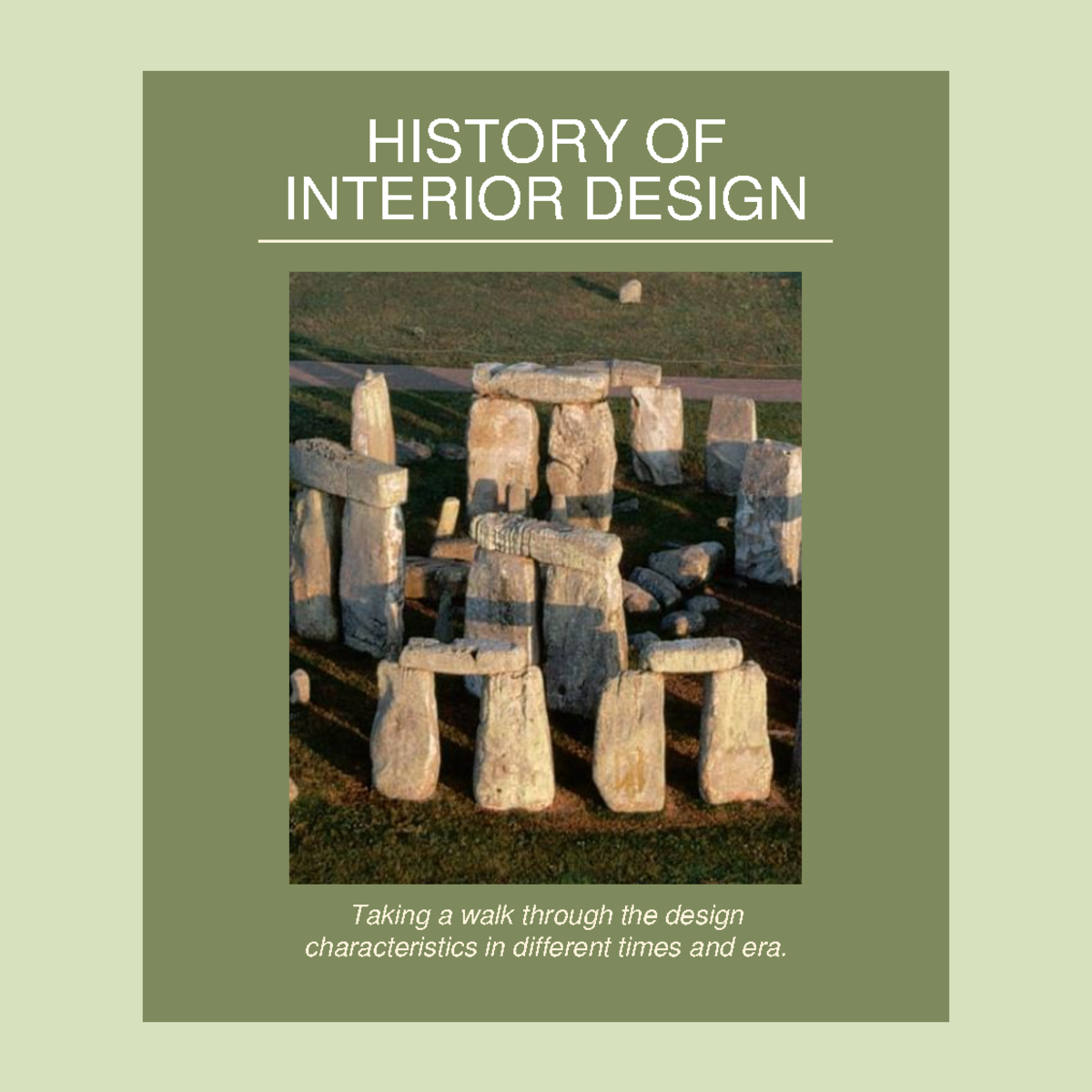 01- Introduction - Taking a walk through the design characteristics in ...