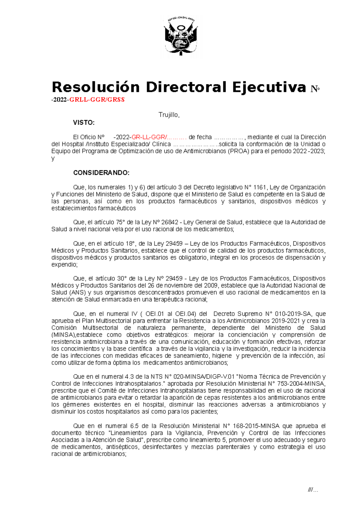 RD-PROA OK - Como hacer un modelo para resoluciones - Resolución ...