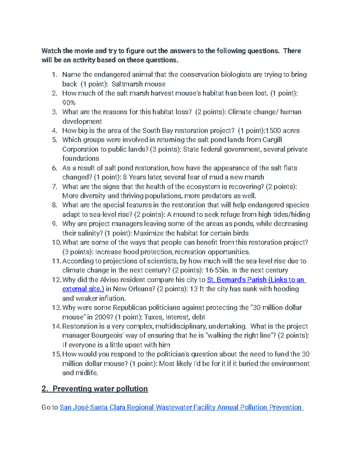 Environmental Science Wetland and Water Conservation - Watch the movie ...