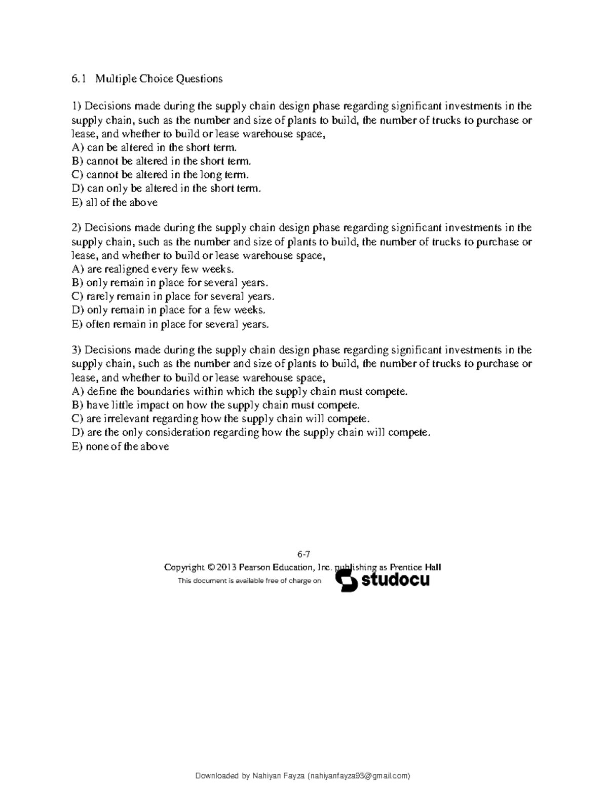 5th Ed Chapter 6 - Copyright © 2013 Pearson Education, Inc. publishing ...