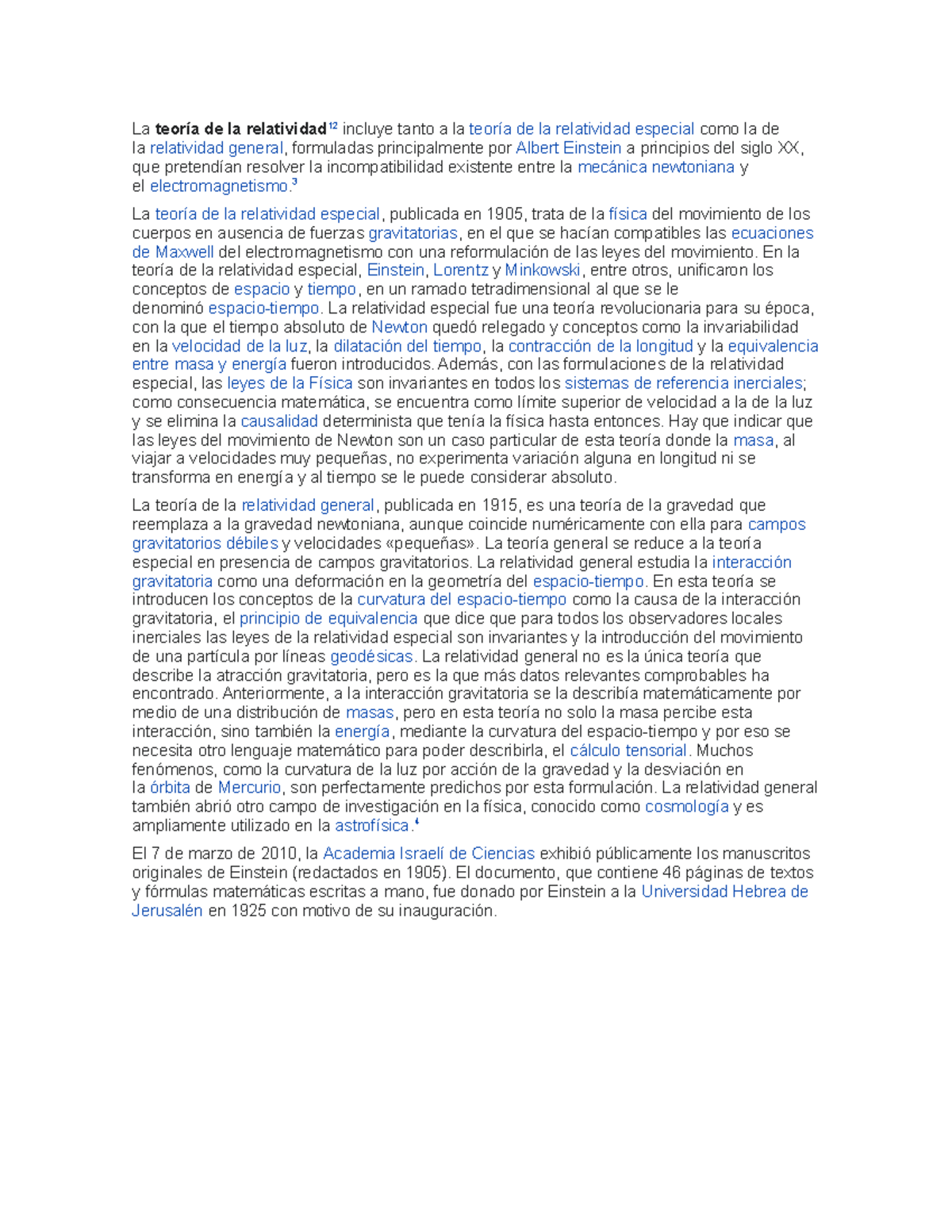 La - Teoria de la relatividad 2 - La teoría de la relatividad 12 ...