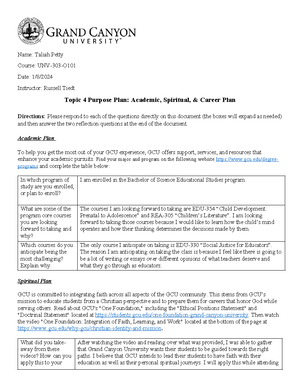 UNV-303-RS-T5-Annotated Bibliography - Name: Taliah Petty Course: UNV ...