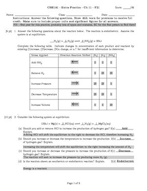 CHE101 - practice exam - CHE 111 - Extra Practice Exam 2 - Ch 2-3 - F21 ...