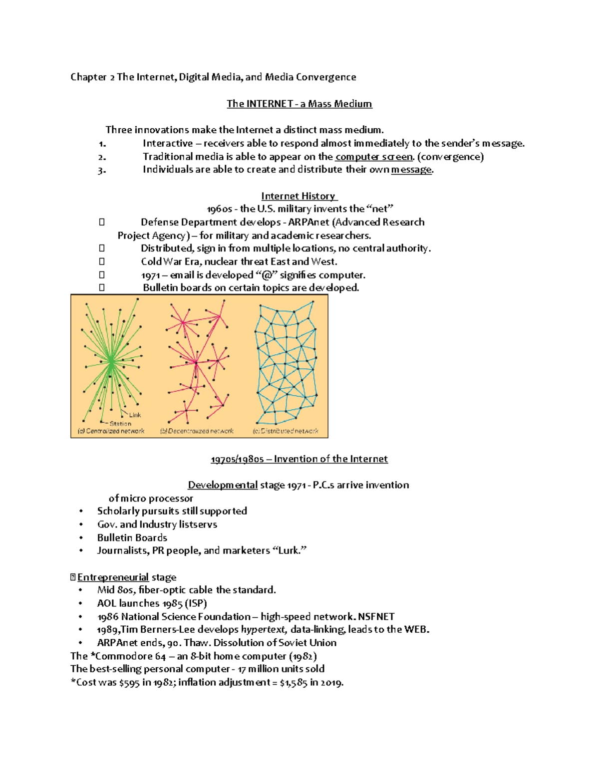 Chapter 2 The Internet, Digital Media, and Media Convergence - Chapter ...
