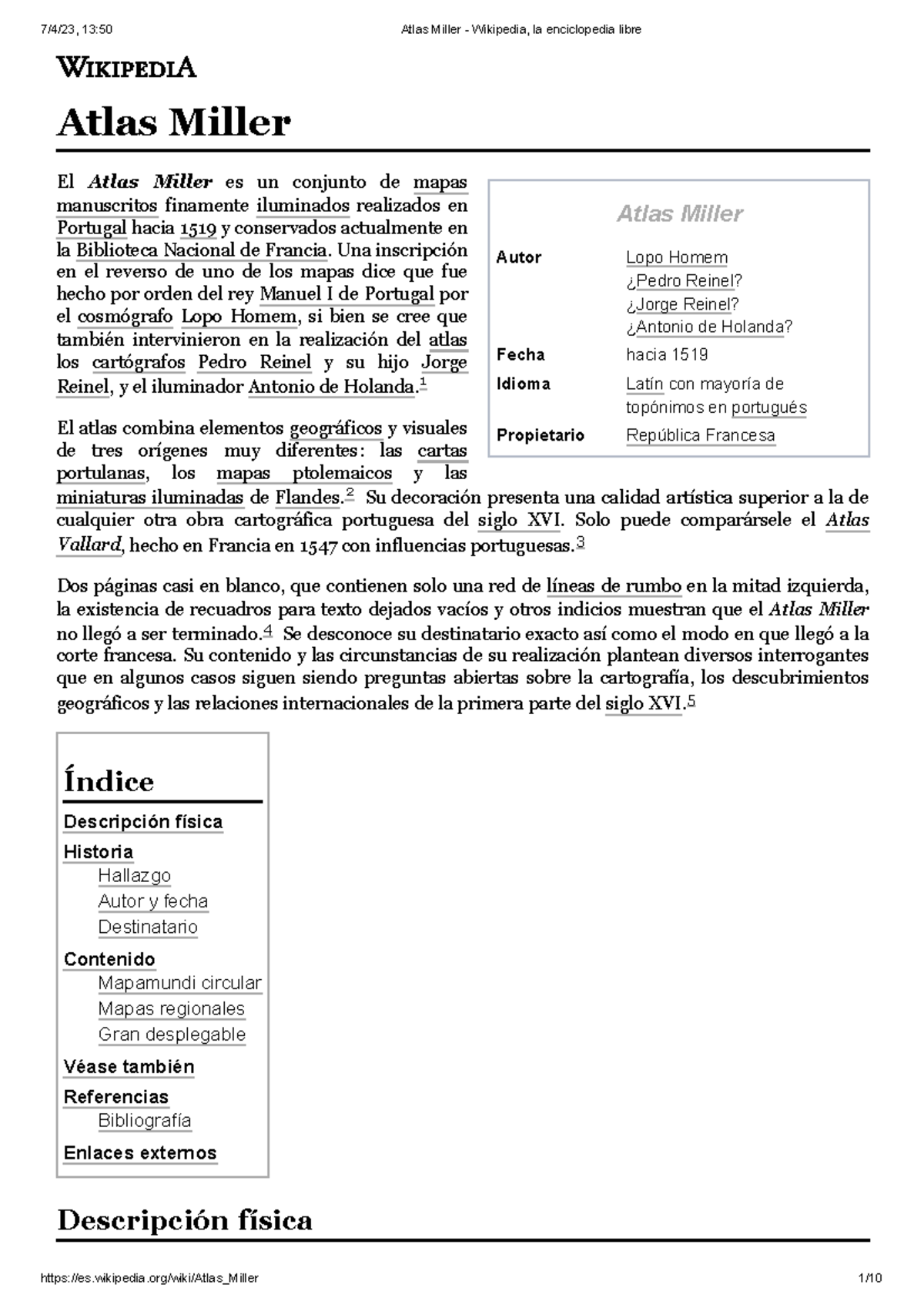 Atlas Miller - Wikipedia, la enciclopedia libre - Atlas Miller Autor ...