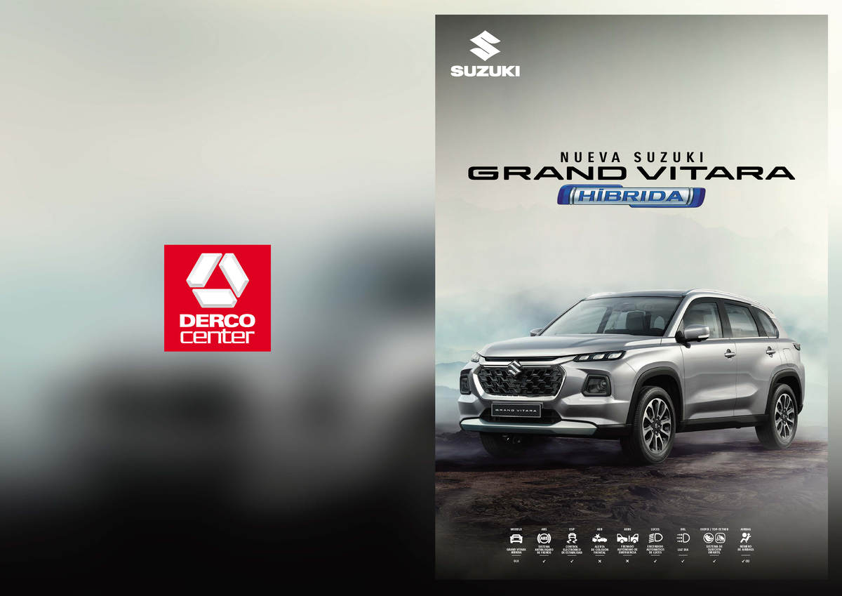 Ficha Tecnica Gran Vitara 2023 Web May02 - SISTEMA DESUJECIÓN INFANTIL ISOFIX / TOP-TETHER DE ...