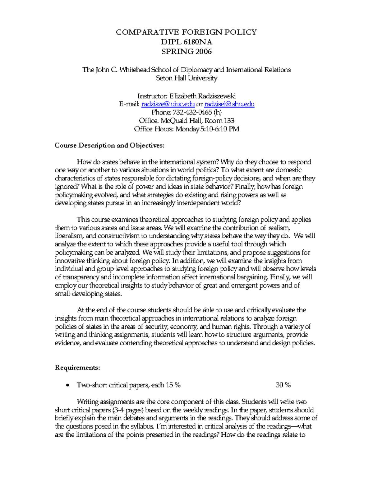 Comparative Foreign Policy COMPARATIVE FOREIGN POLICY DIPL 6180NA comparative-foreign-policy-comparative-foreign-policy-dipl-6180na