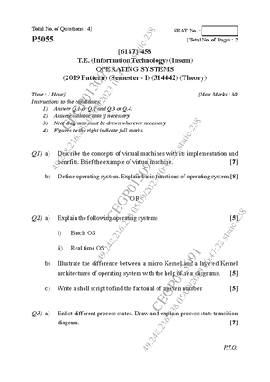 OSy2 - Nothing - Services component Date Different services of operating 20 1 User Interface 2 ...