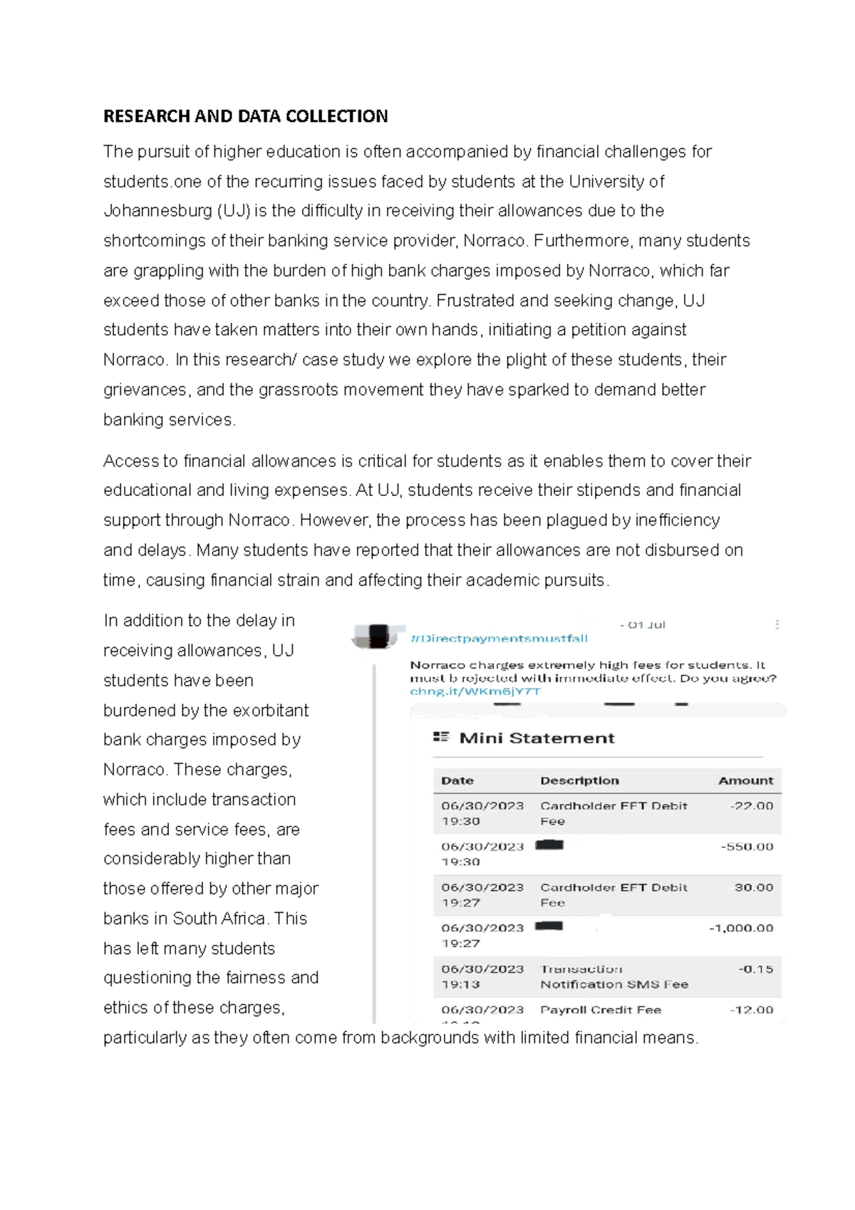 Research AND DATA Collection - RESEARCH AND DATA COLLECTION The pursuit ...