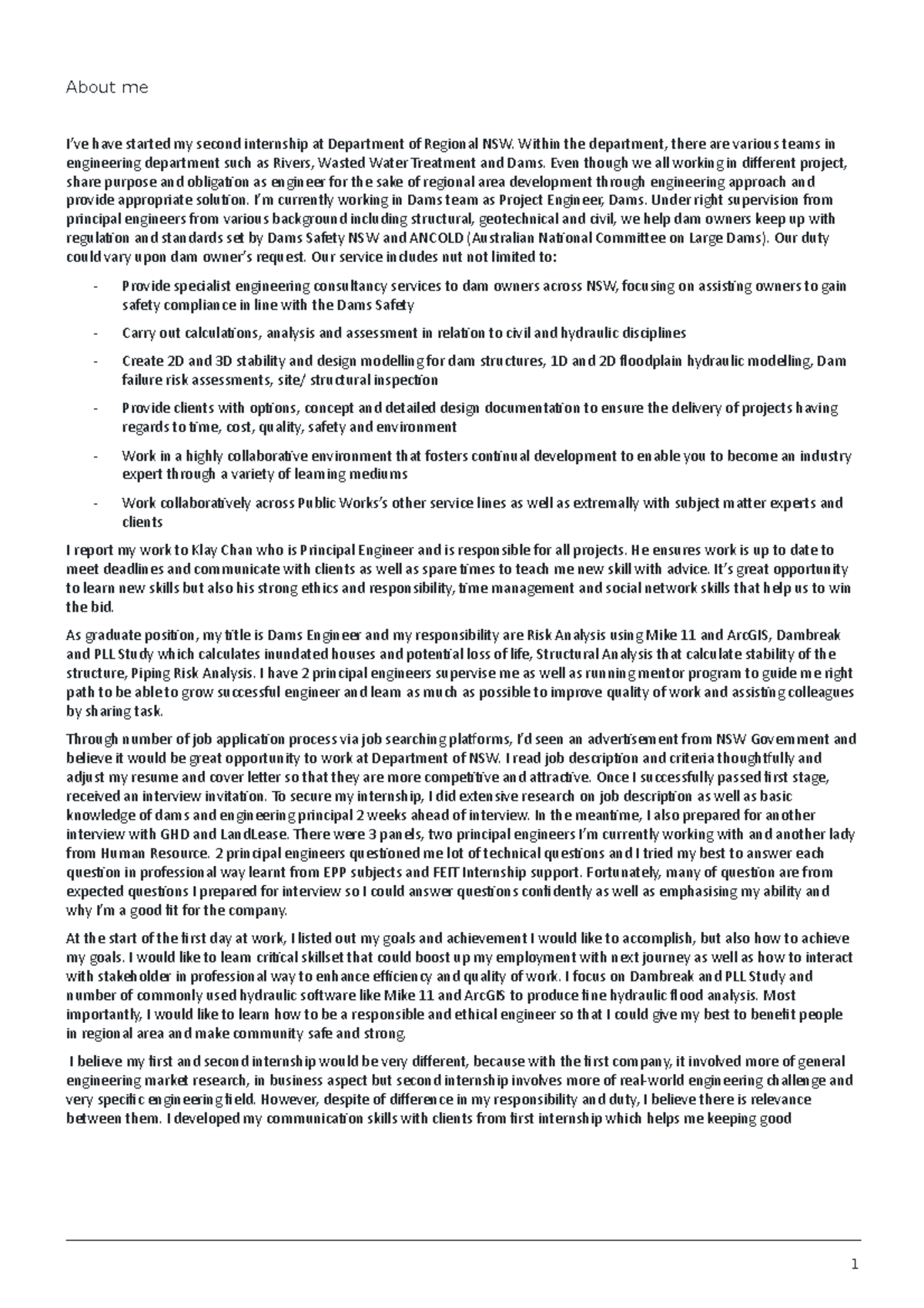 WIL2 - WIL2 first assignment task 1.3 - About me I’ve have started my ...