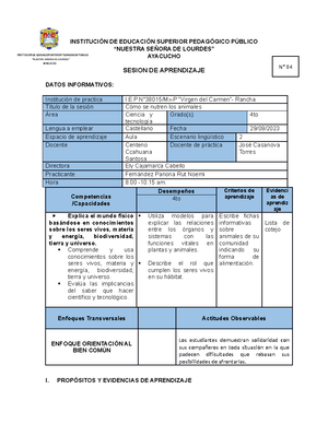 Experiencia DE Aprendizaje N°01 - Ciclo VI - 1ERO Y 2DO - EPT - 2022 - EXPERIENCIA DE ...