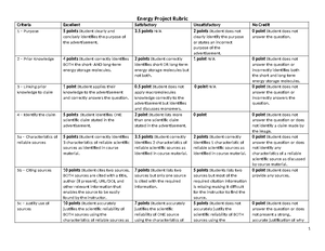BSC1005 Energy Project copy - Let’s exercise our scientific literacy ...
