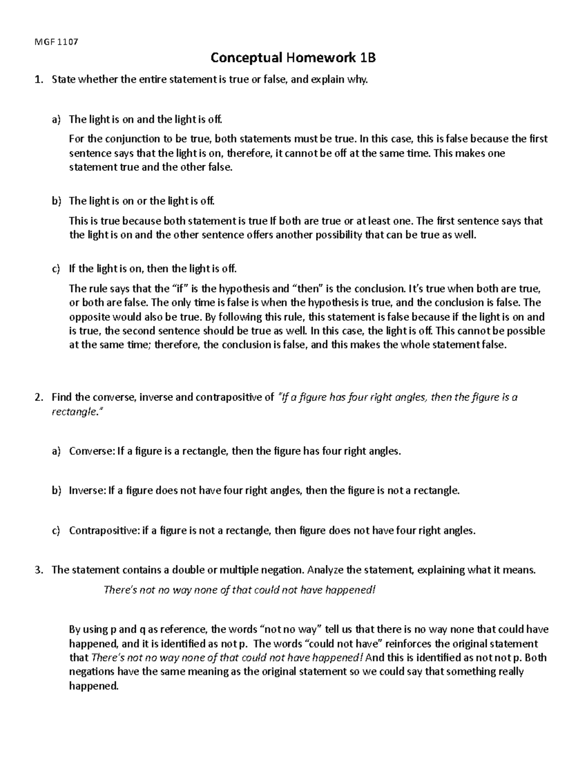 Conceptual HW 1B 1C (1) - social math summer - MGF 1107 Conceptual ...