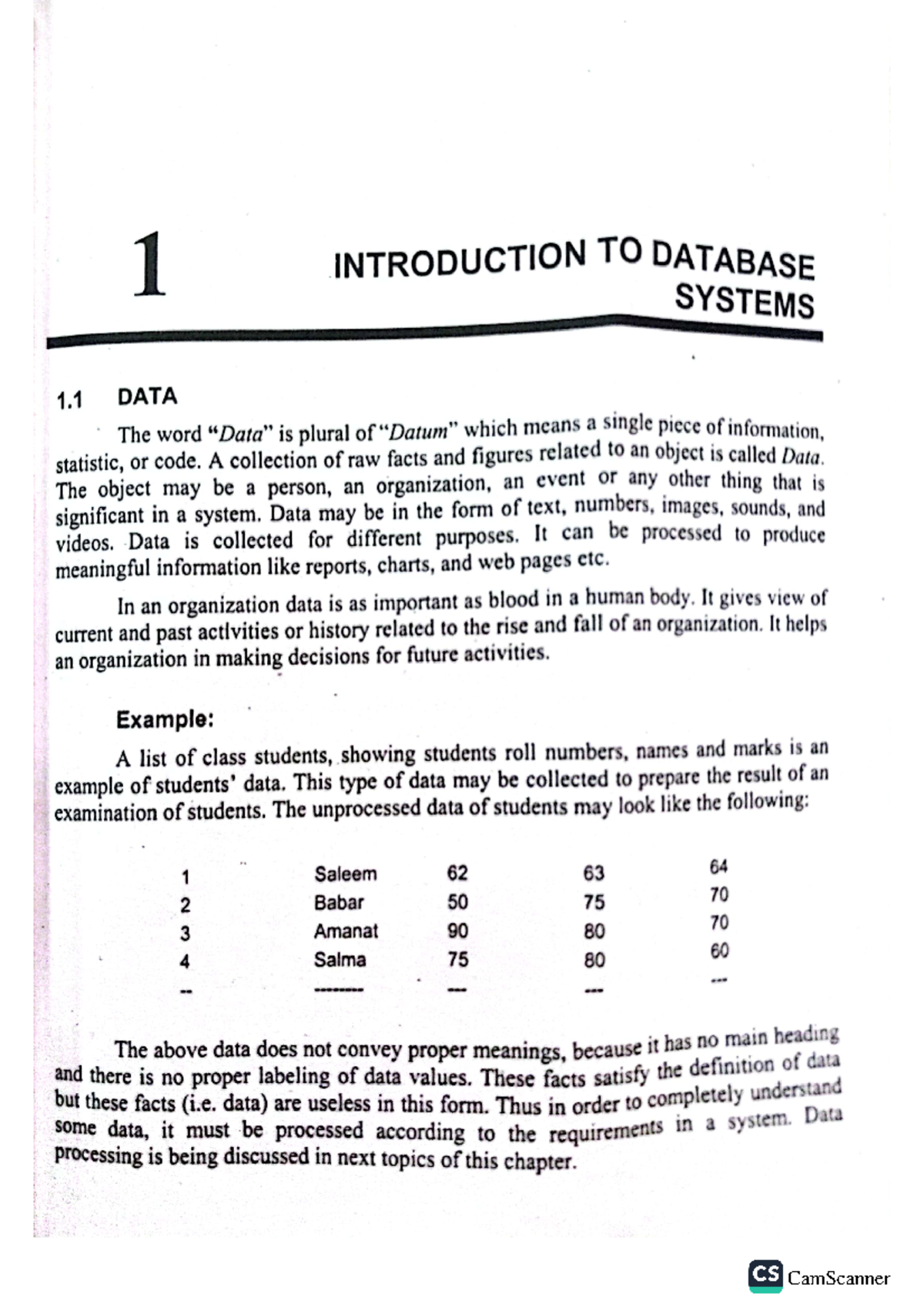 Chap 1 till database table - Modern database management - Studocu