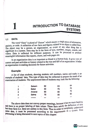 Database Short Questions with Answers - DATABASE Short Questions with Answers 1. What is ...