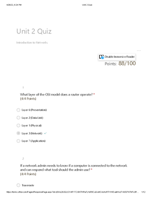 C172 Net Sec-Foundations - Sheet 1 - Term Definition Section / Example Concept 1 TCP/IP - Studocu