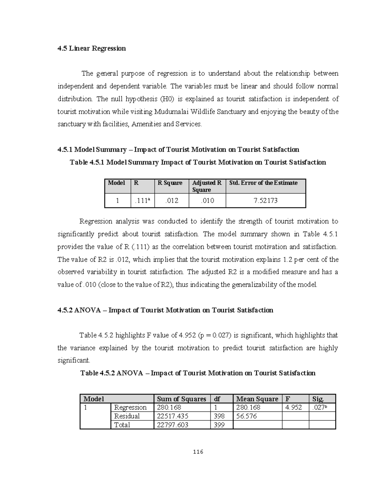 Eco-Development Committee-24 - 4 Linear Regression The general purpose ...