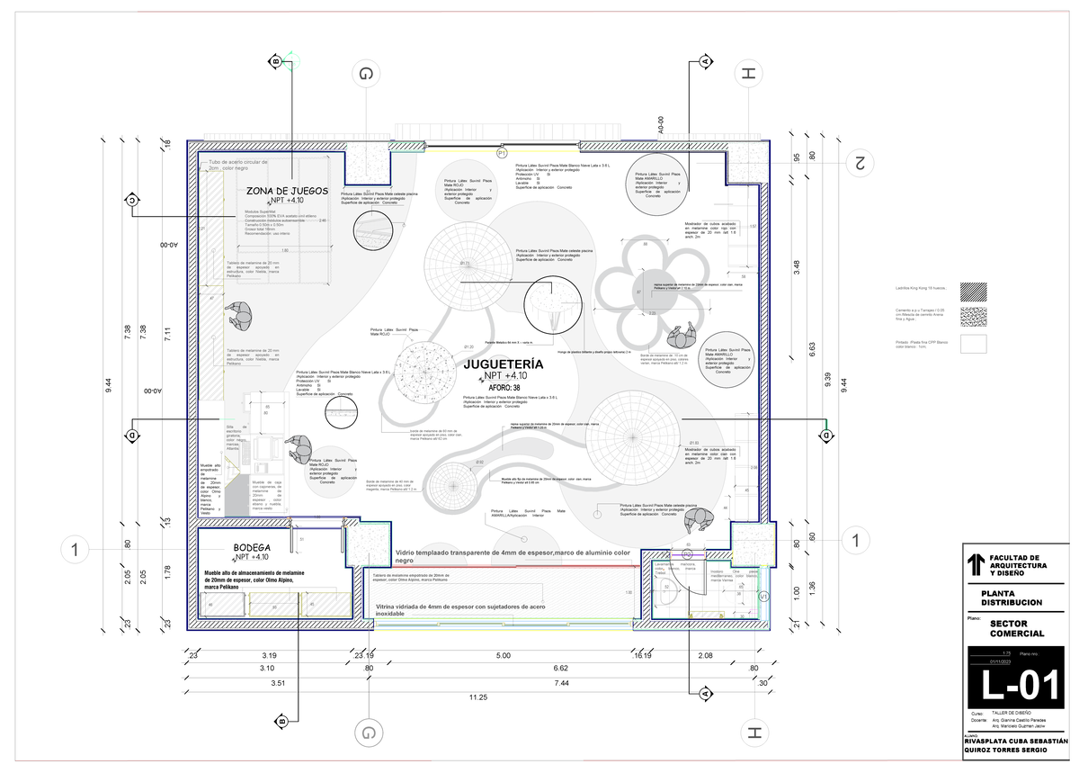 Plano detalles nuevo - ####### A A0- ####### A 1 L- ####### B A0- ####### C ####### D A0 ...