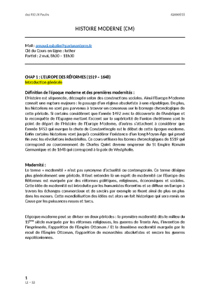 Td histoire moderne - Td histoire moderne TD2_JACQUET_L1Croq Clé : TD2S ...