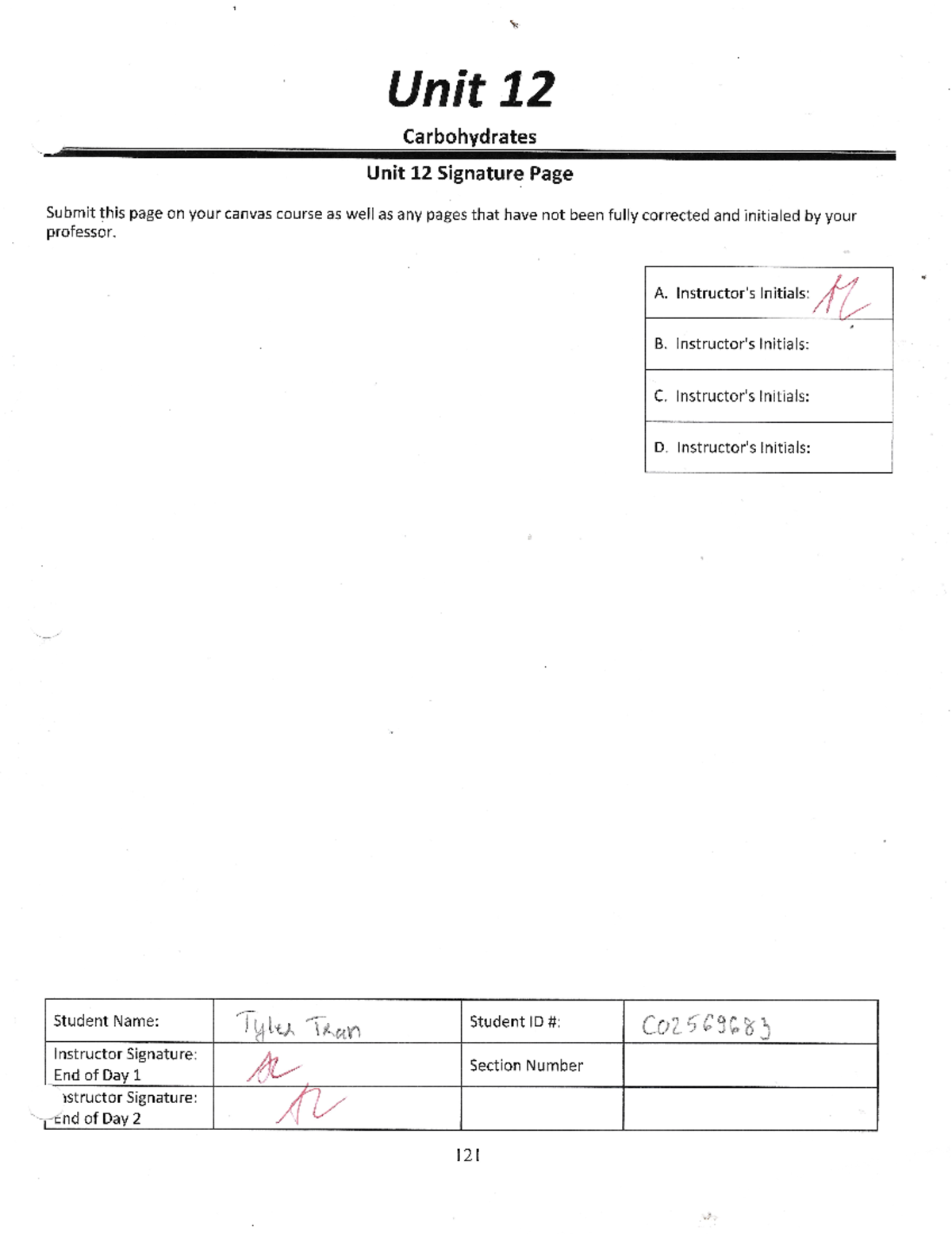 Unit 12 workbook - CHEM G110 - Studocu