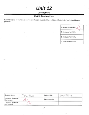 Unit 10 work book - answer key workbook - CHEM G110 - Studocu