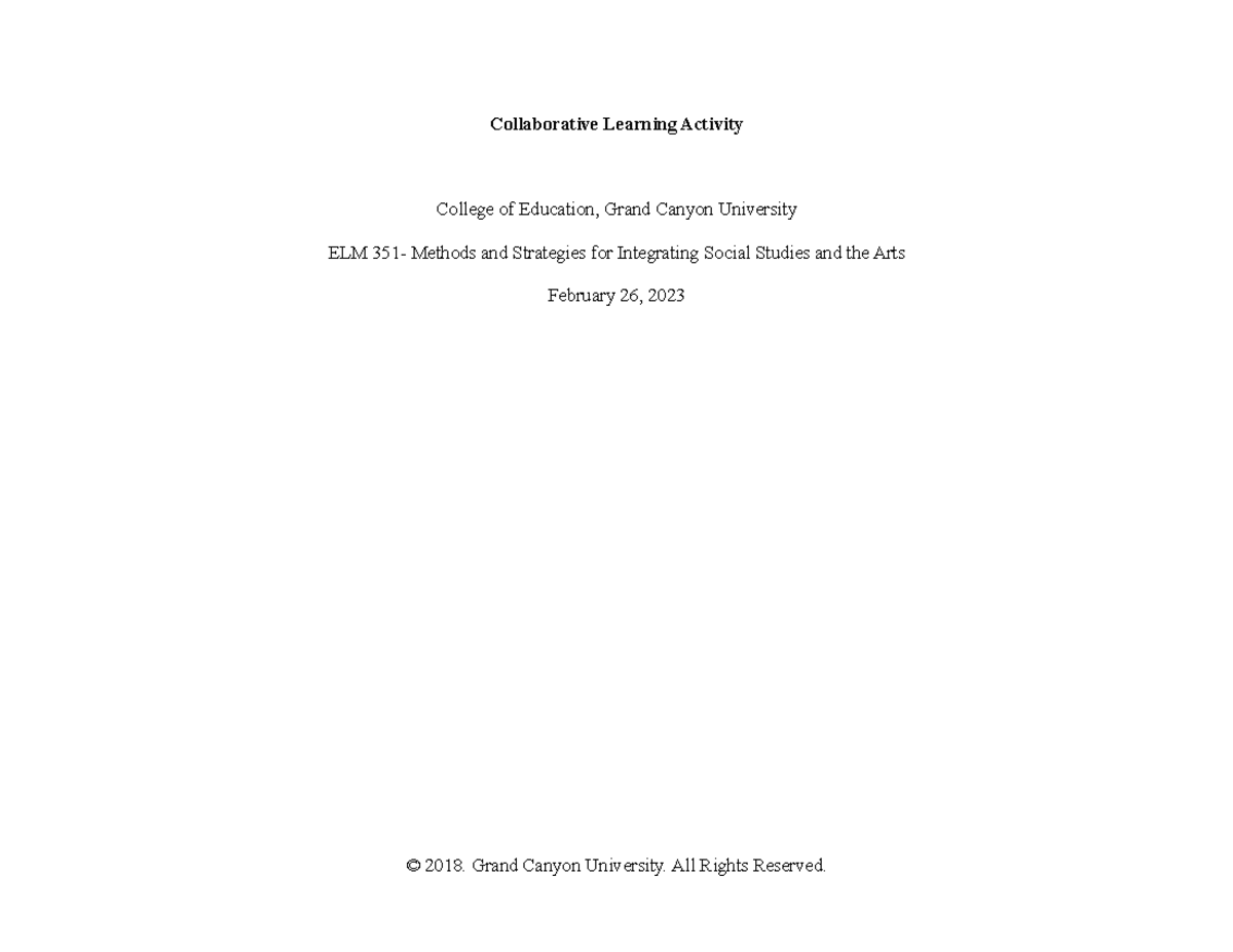 351- T5- Collaborative Learning Activity - Collaborative Learning ...