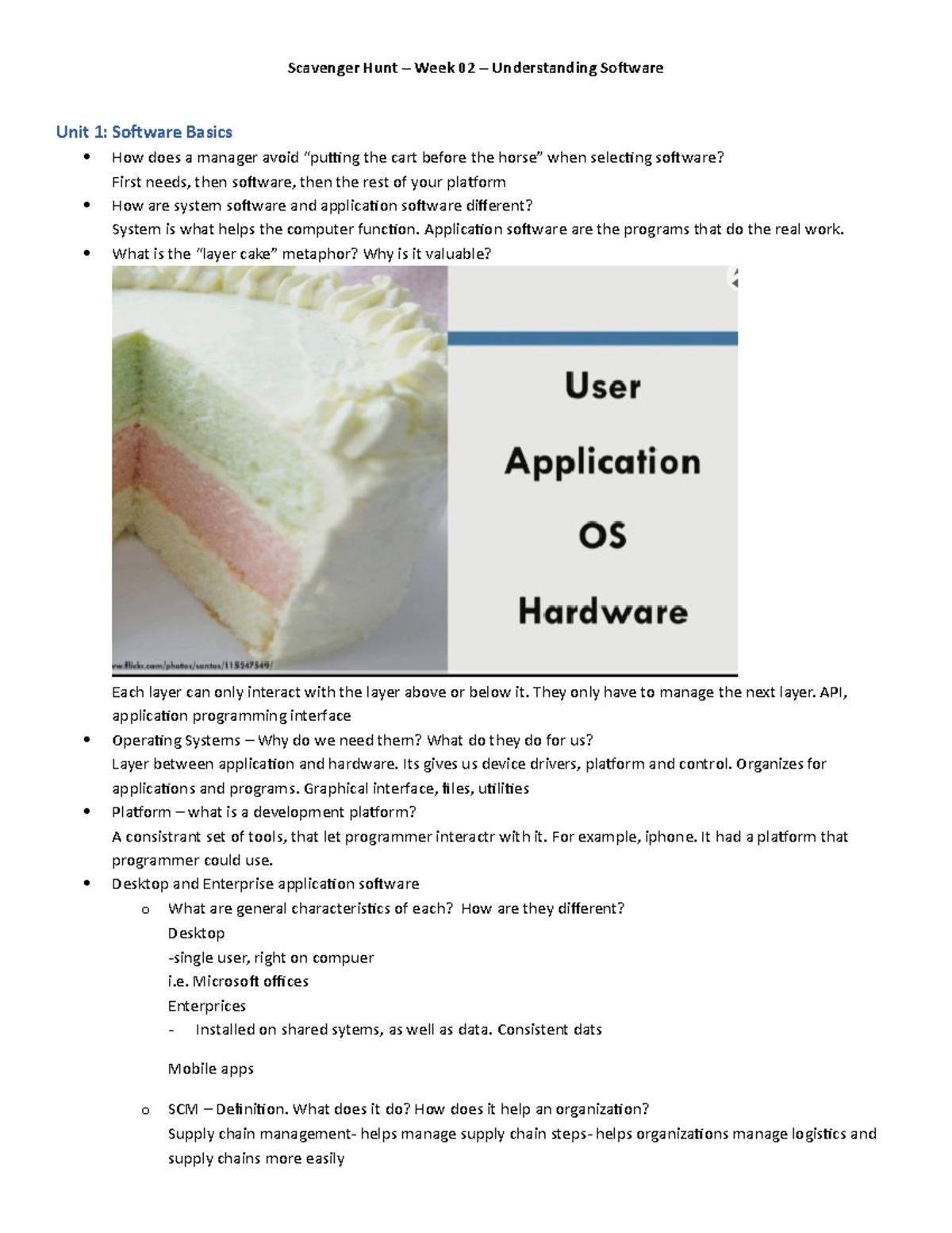 Scavenger Hunt 02-Understanding Software - Scavenger Hunt – Week 02 ...