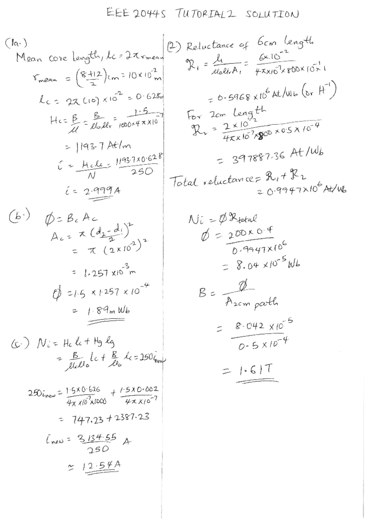 Tutorial 2 solution - EH: 210%: TMTORIAL’L somnw Milan COME Limit} i0 5 ...