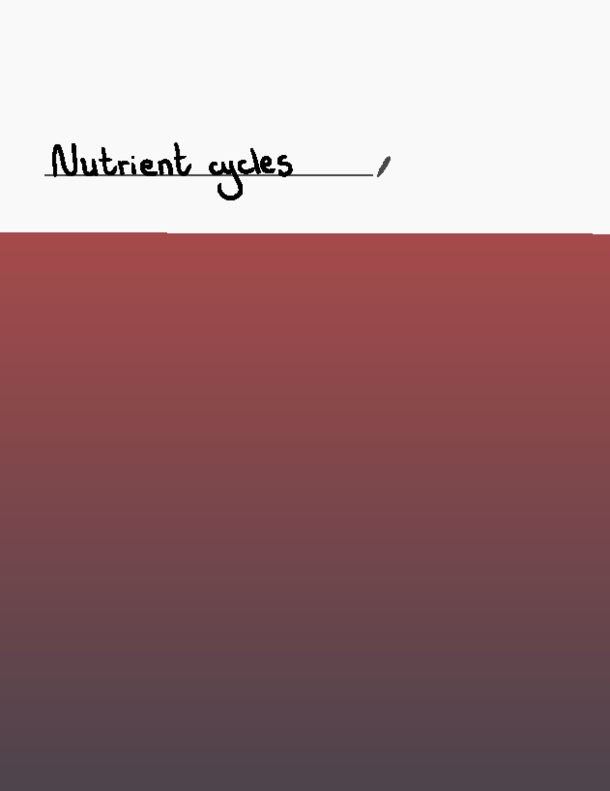 Nutrient Cycles - notes on organic chemistry - Nutrient ####### cycles ...