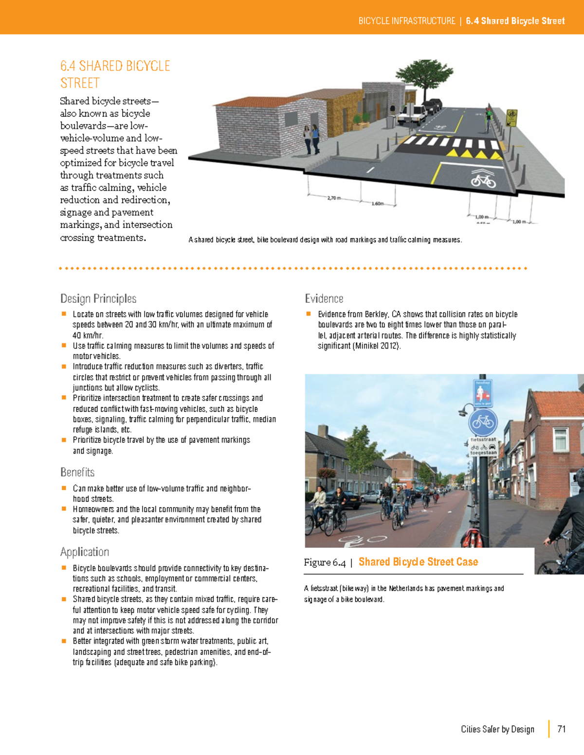 Guidance and examples to promote traffic safety through urban and ...