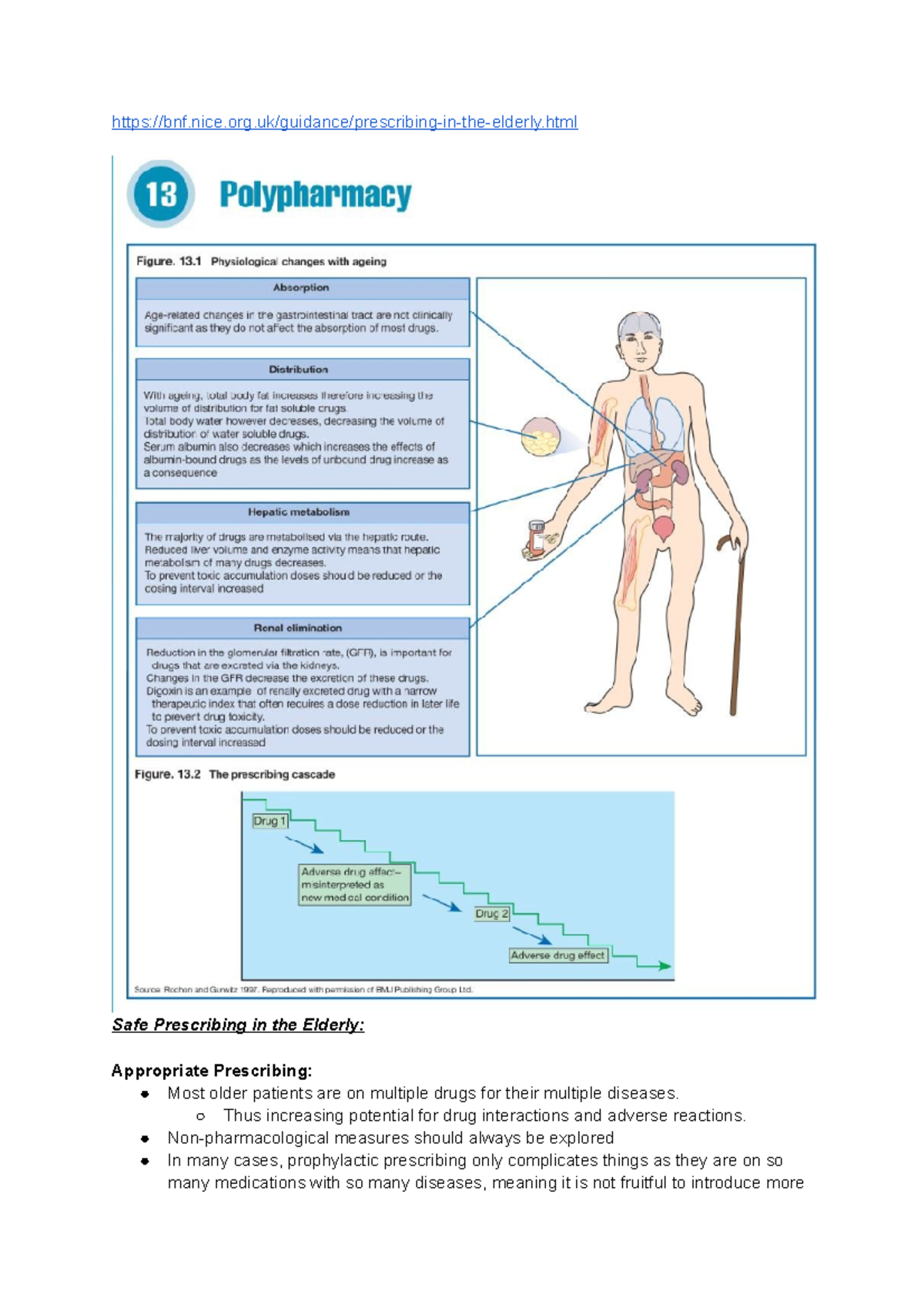 Safe Prescribing in the Elderly - bnf.nice.org/guidance/prescribing-in ...