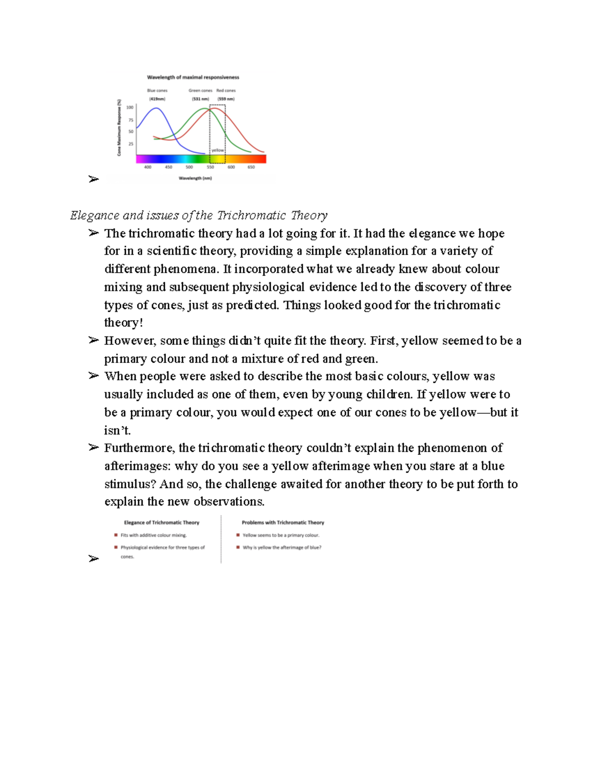 Colour Perception 11 - Elegance and issues of the Trichromatic Theory ...
