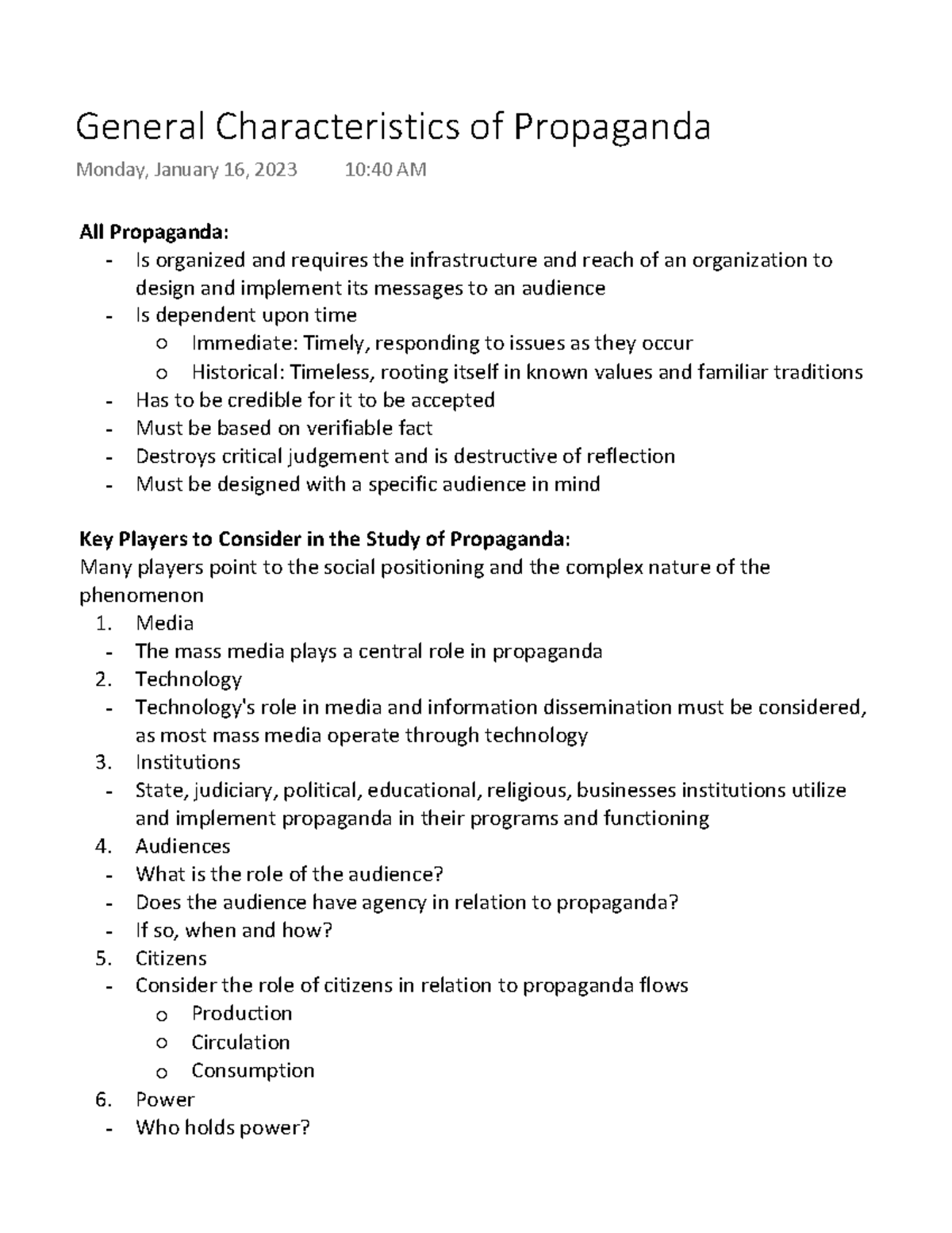 L1 - General Characteristics of Propaganda - All Propaganda: Is ...