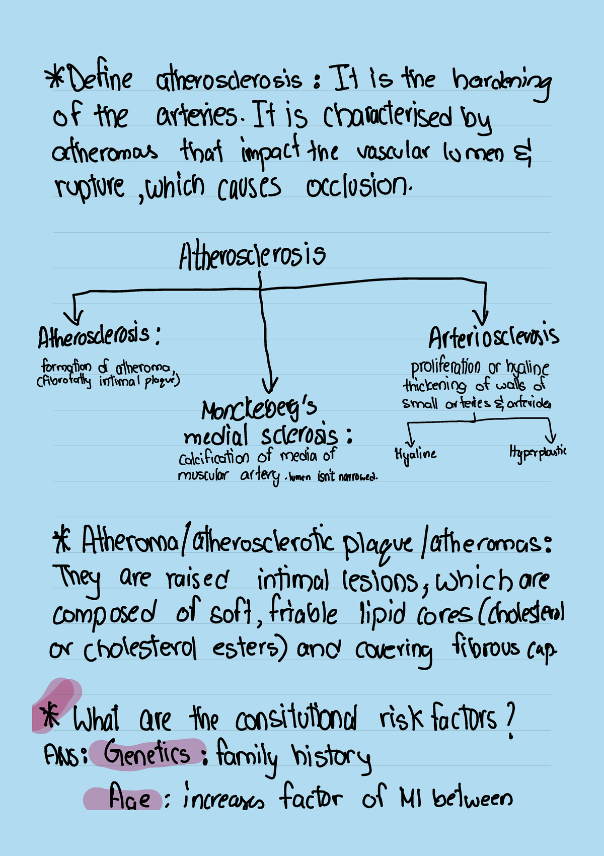 Atherosclerosis - Define atherosclerosis It is the hardening of the ...