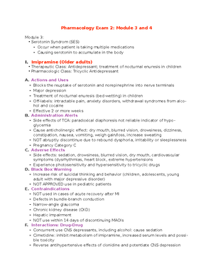 Pharmacology 1 Exam 1 Study Guide - Pharmacology 1 Exam 1 Study Guide ...