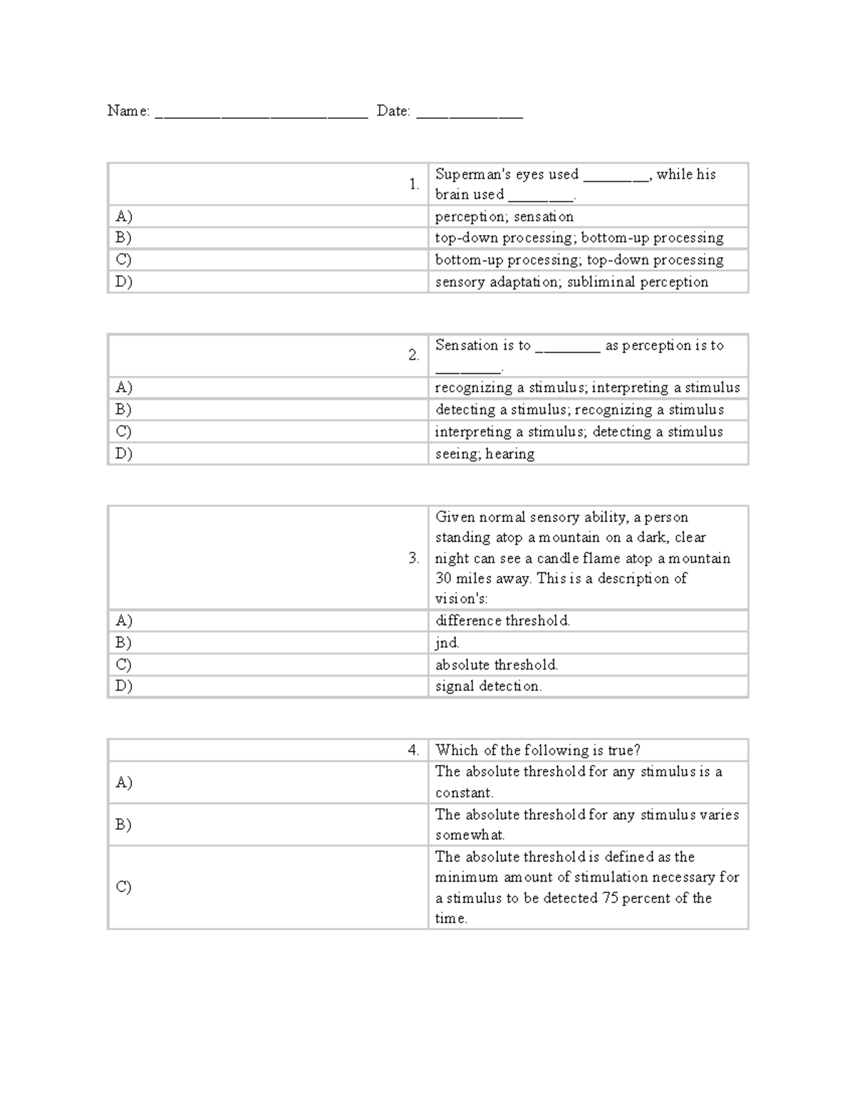 Sample/practice exam 2017, questions and answers - Name: __________________________ Date: - Studocu