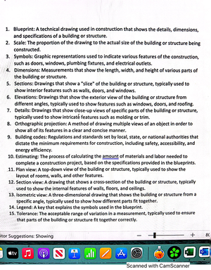 Blueprint Reading - Reading and Interpreting Blueprints A. Basic steps ...