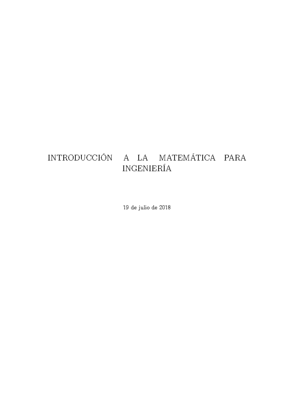 MC SEM 1 S1 Matrices Y Algebra DE Matrices - INTRODUCCIÓN A LA MATEMÁTICA PARA INGENIERÍA 19 de ...