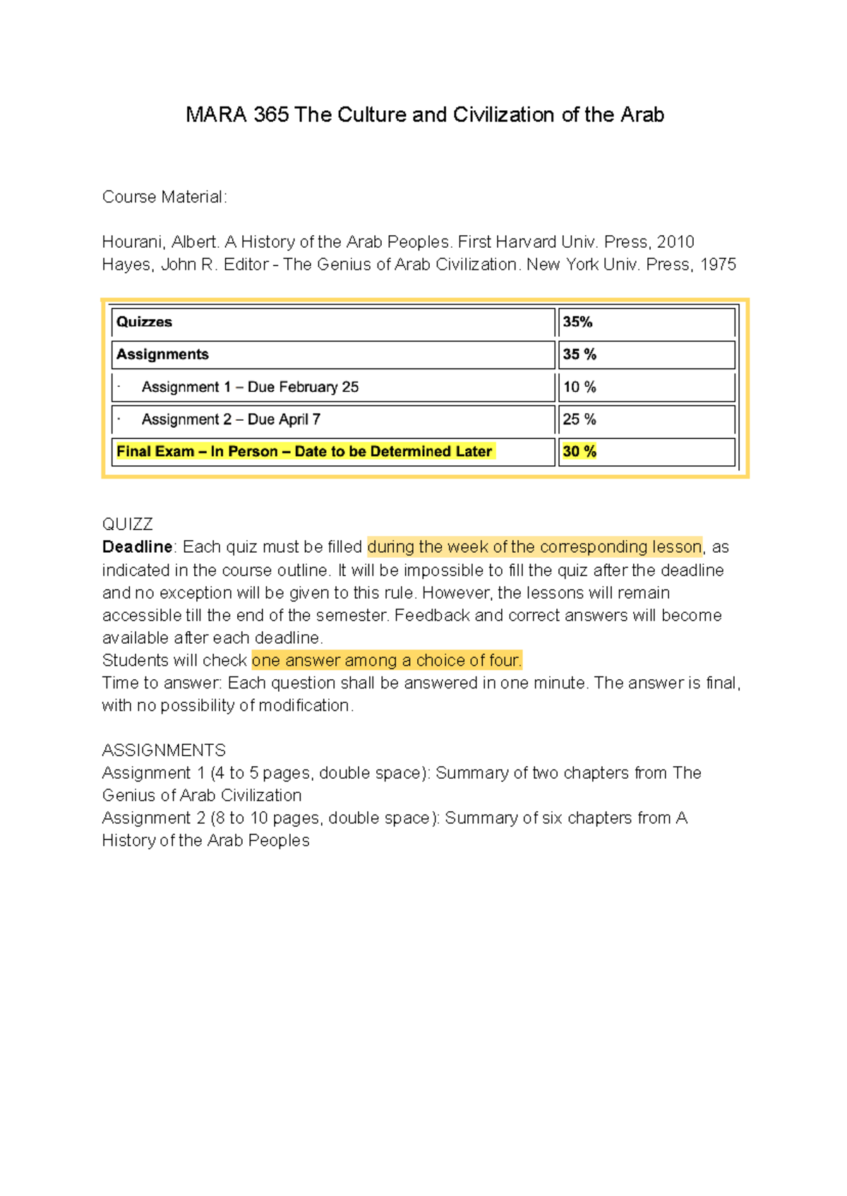 MARA 365 - concordia - All notes - all lessons - MARA 365 The Culture ...