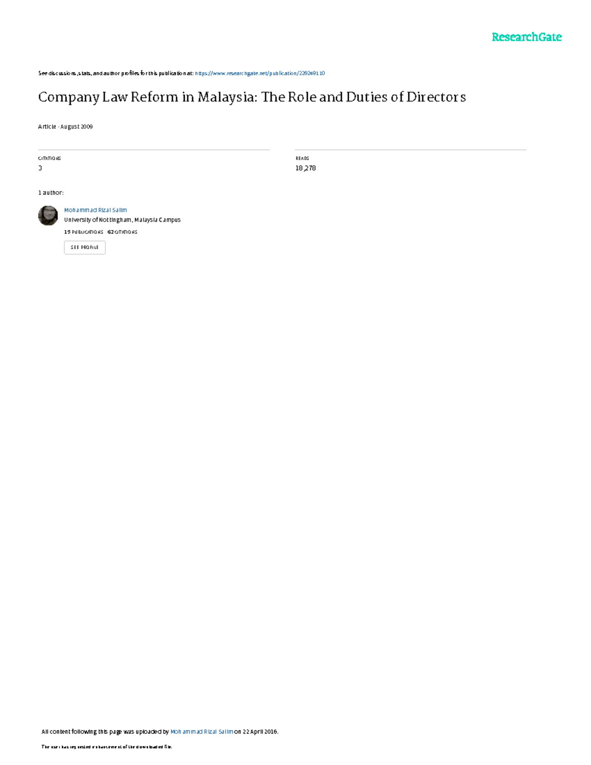 SSRN-id1462650 - See discussions, stats, and author profiles for this ...